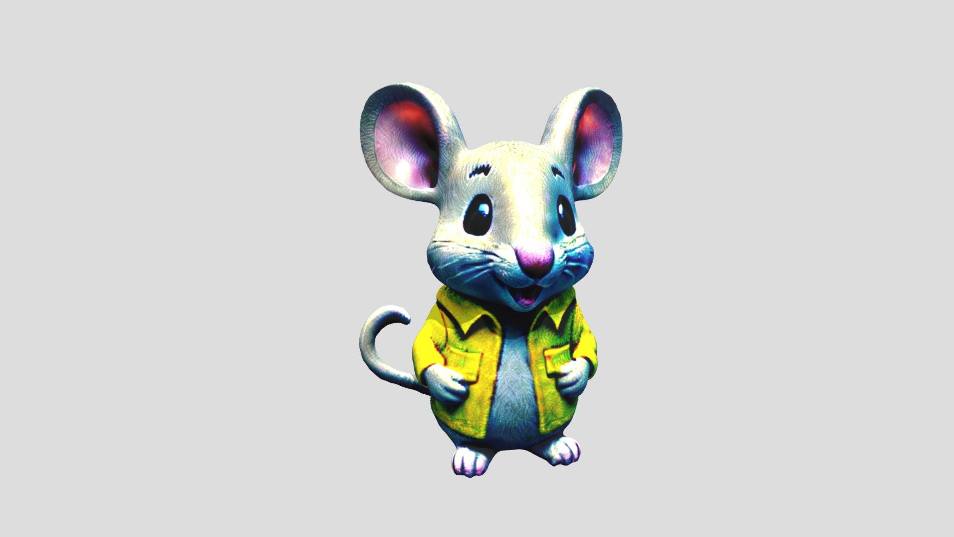 Cute Mouse - Download Free 3D model by VGustavo [5652818] - Sketchfab