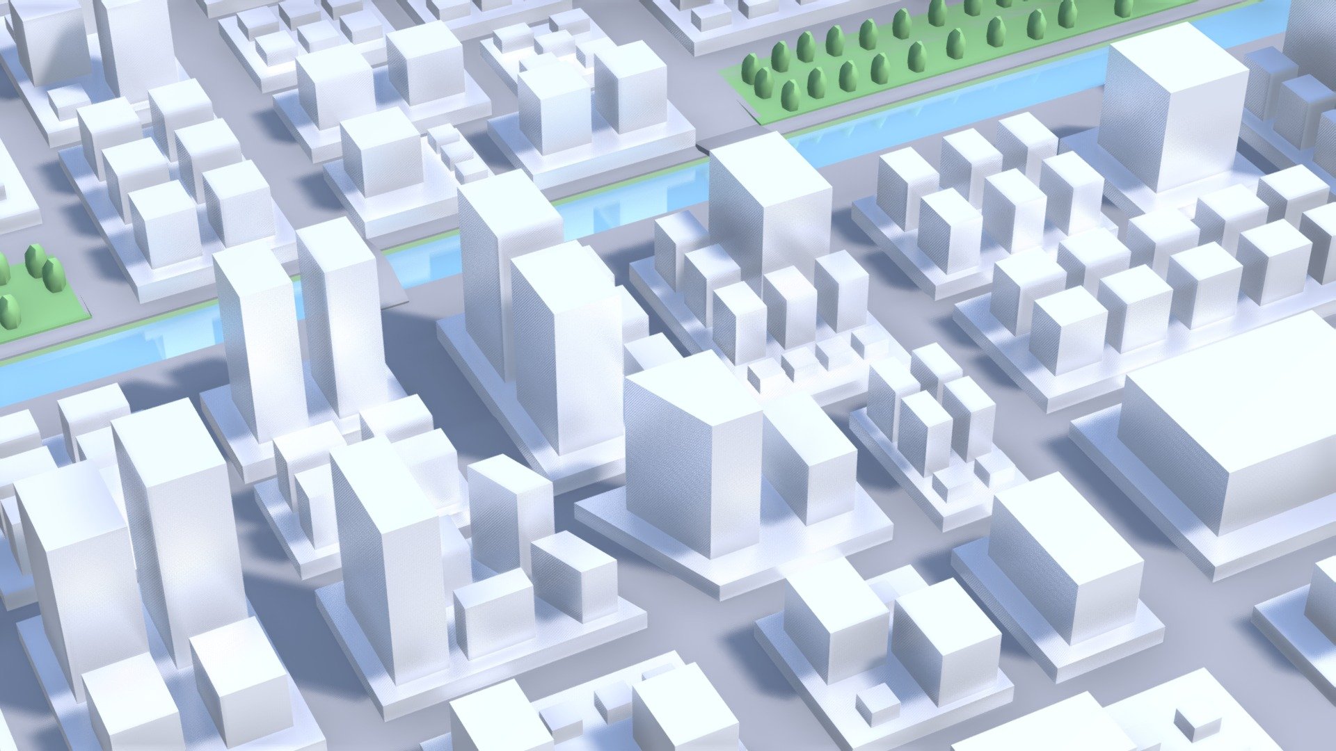 城市.c4d - Download Free 3D model by homeliuwei [5652f69] - Sketchfab