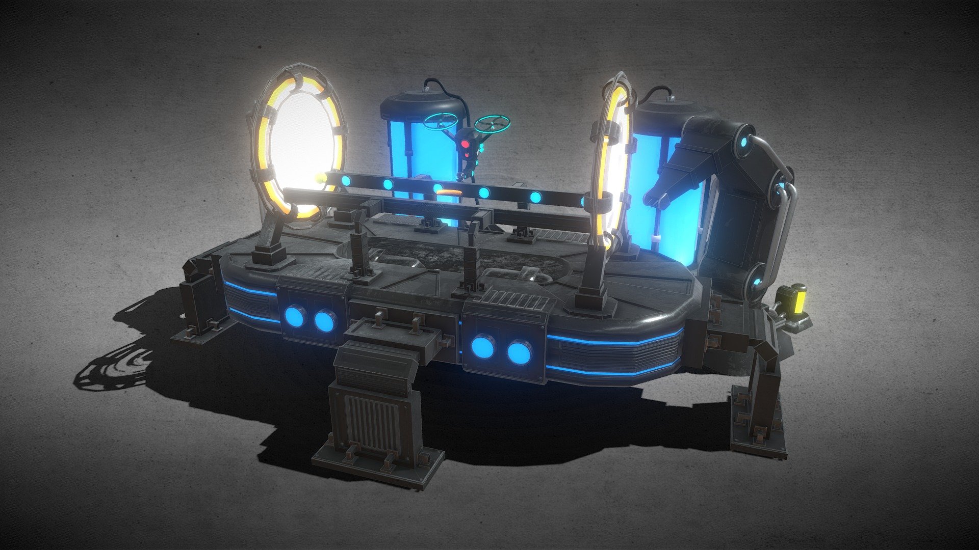 Sci-Fi Food Processor/Sorter - Download Free 3D model by Adelaide Essex ...