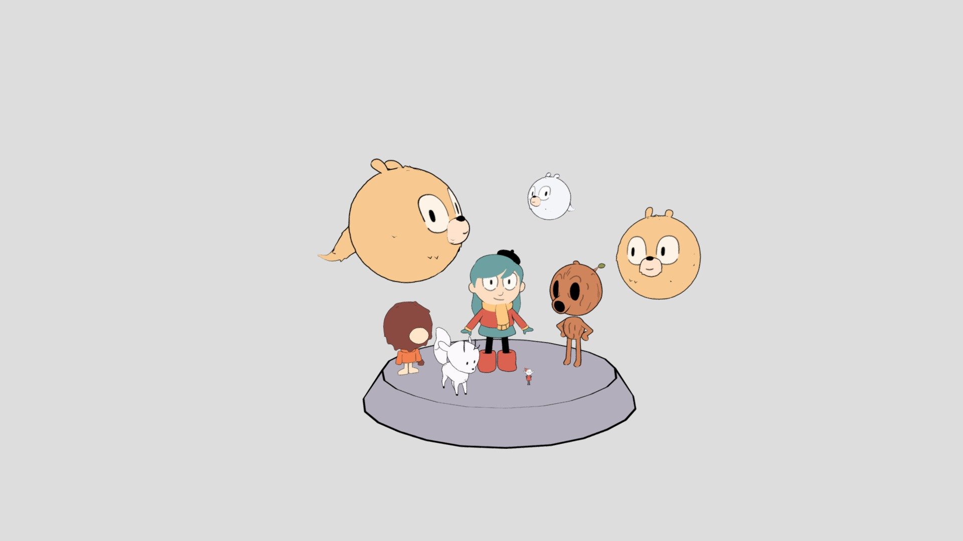 Hilda & Friends - 3D model by Jord3d [5653638] - Sketchfab