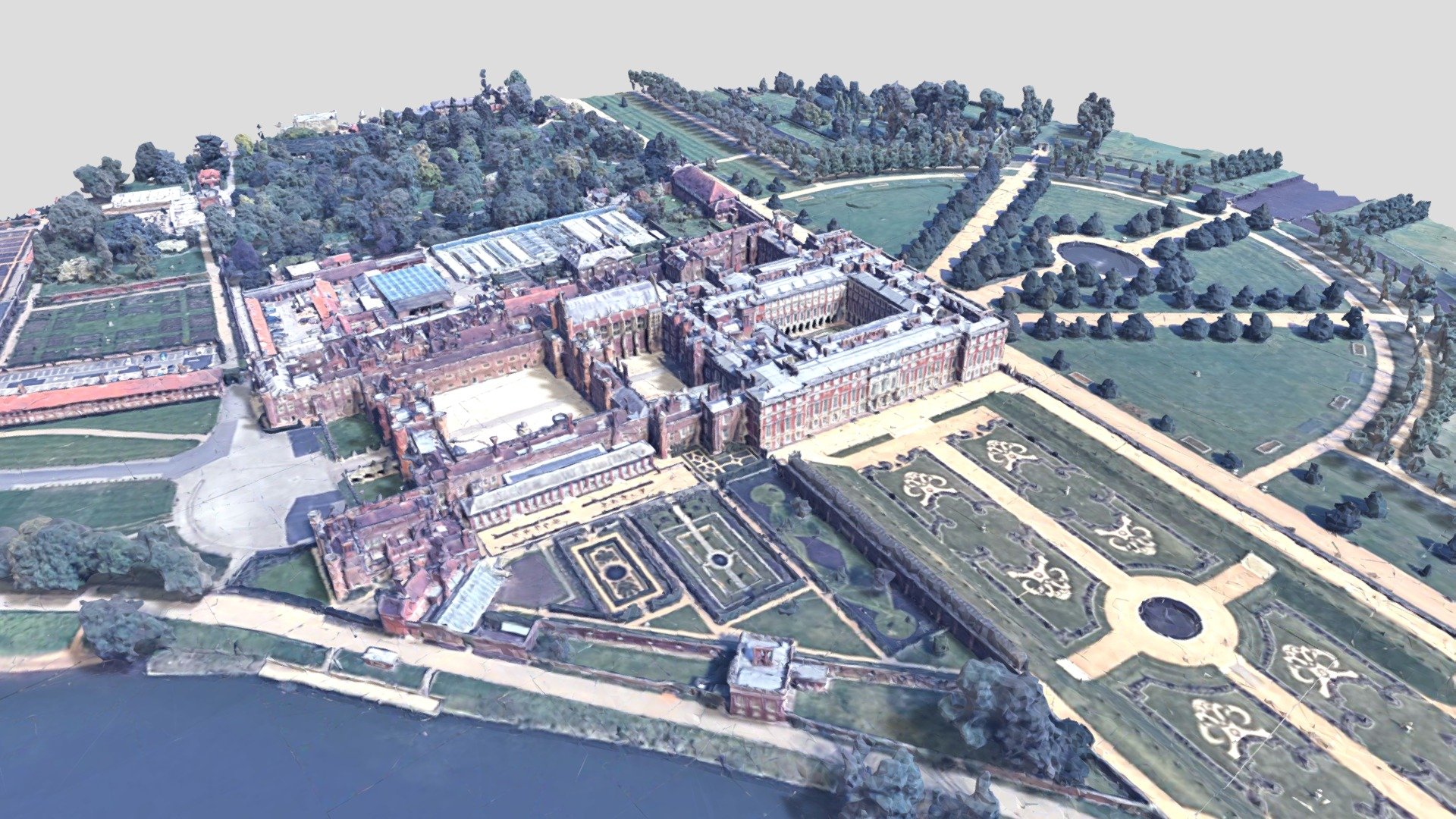 HAMPTON COURT PALACE - Download Free 3D model by PeeJaa [565401a ...