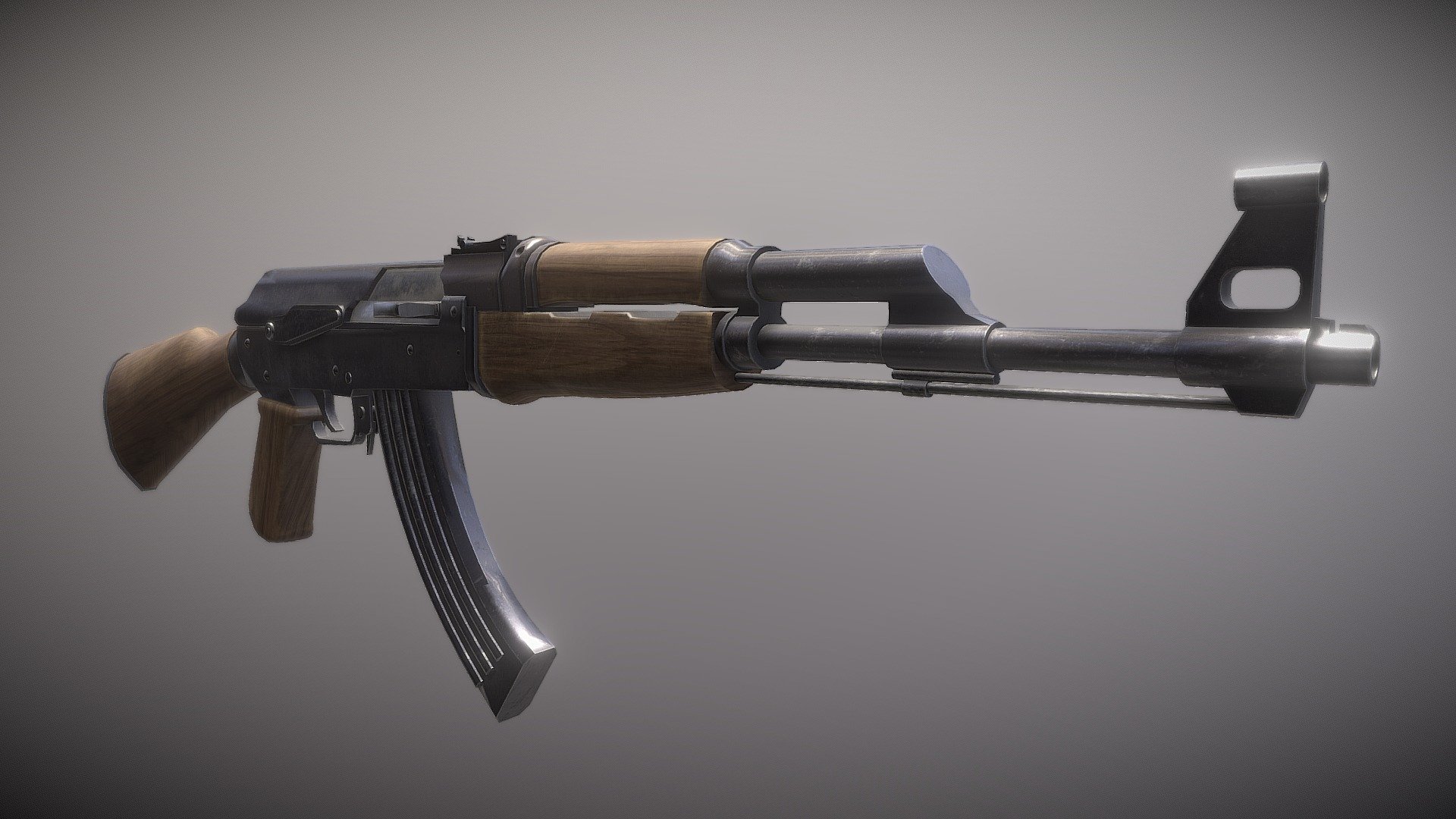 AK 47 - Download Free 3D model by MKoegler3D [565521a] - Sketchfab