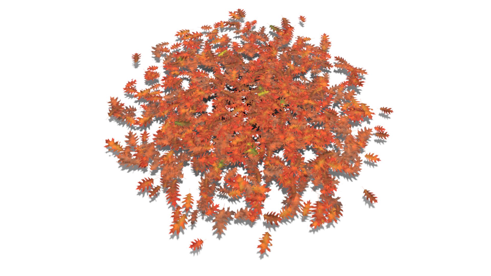 Realistic HD Red oak leaf litter (22/36) - Download Free 3D model by ...