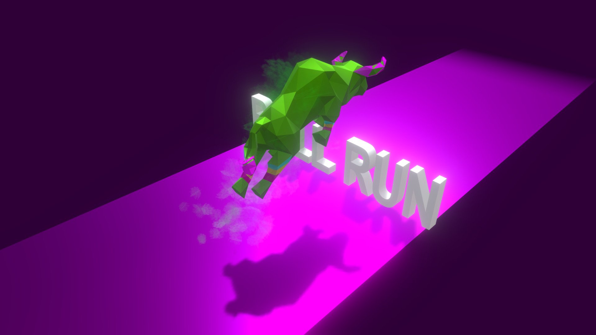 bull run - 3D model by akfox [5658742] - Sketchfab