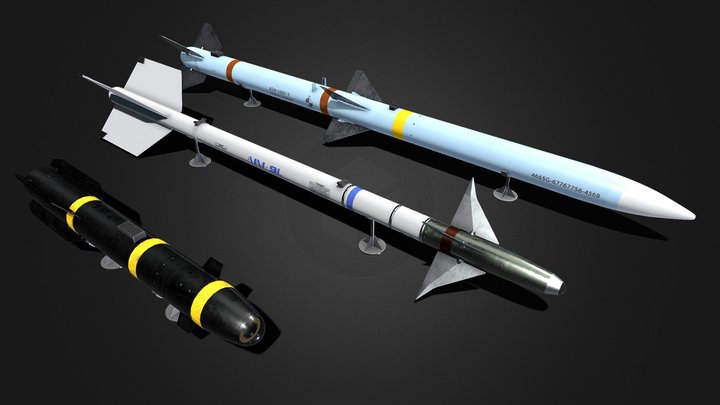 Aim-120 3D models - Sketchfab