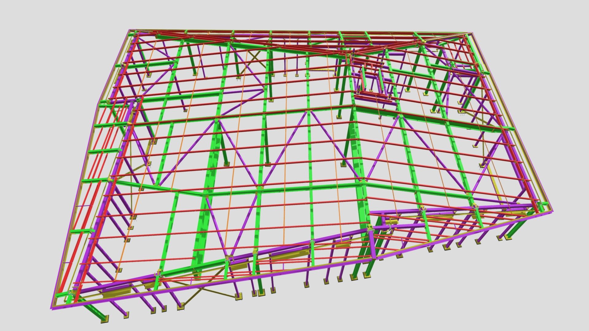 Cafe Building - 3D model by METIB Structural Engineering (@metib ...