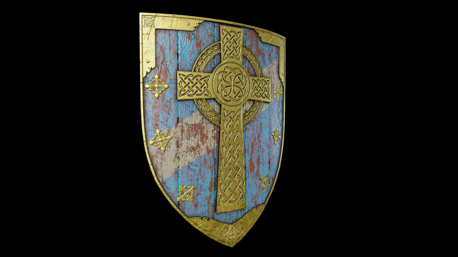 Celtic Shield - 3D model by jessgloder [565943b] - Sketchfab