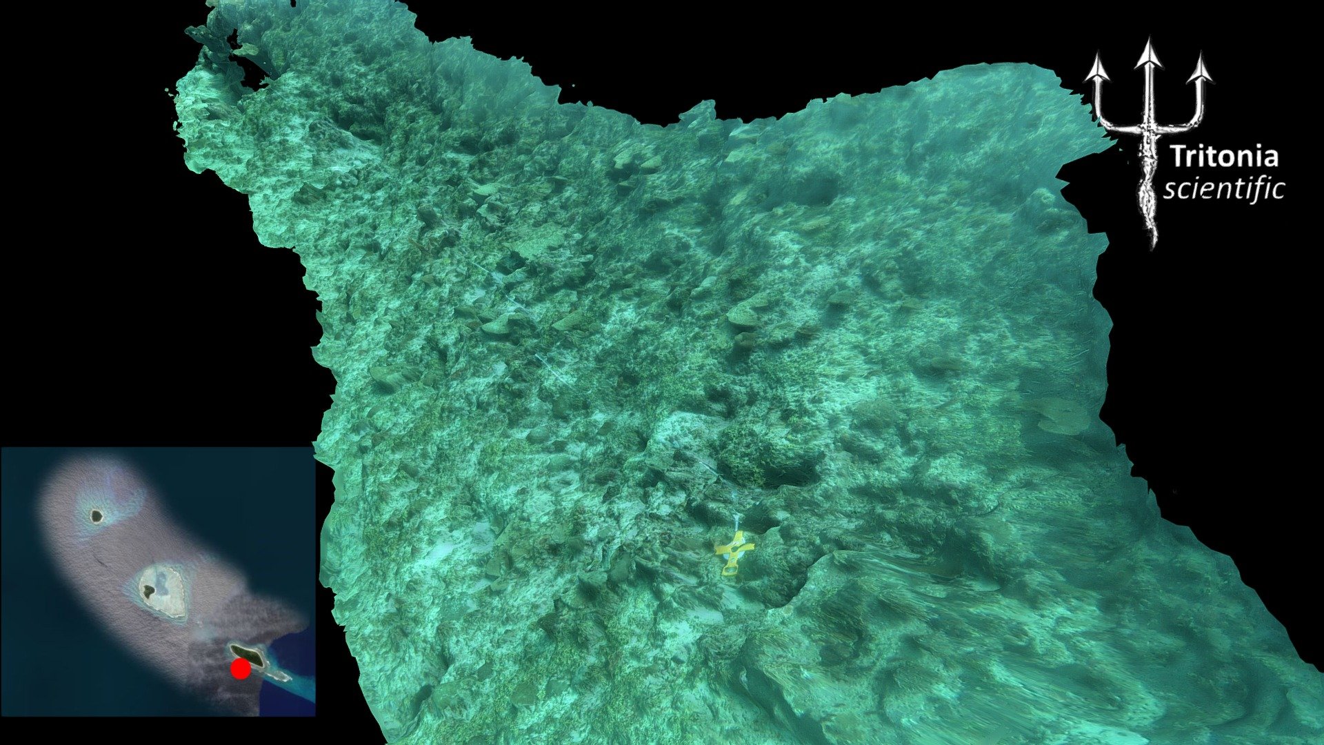South Brother, Great Chagos Bank, 17.5m - 3D model by Tritonia ...