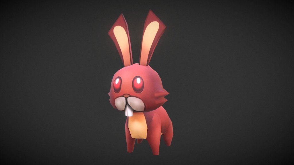 Rabbit - 3D model by YOURS (@double2) [565b31f] - Sketchfab