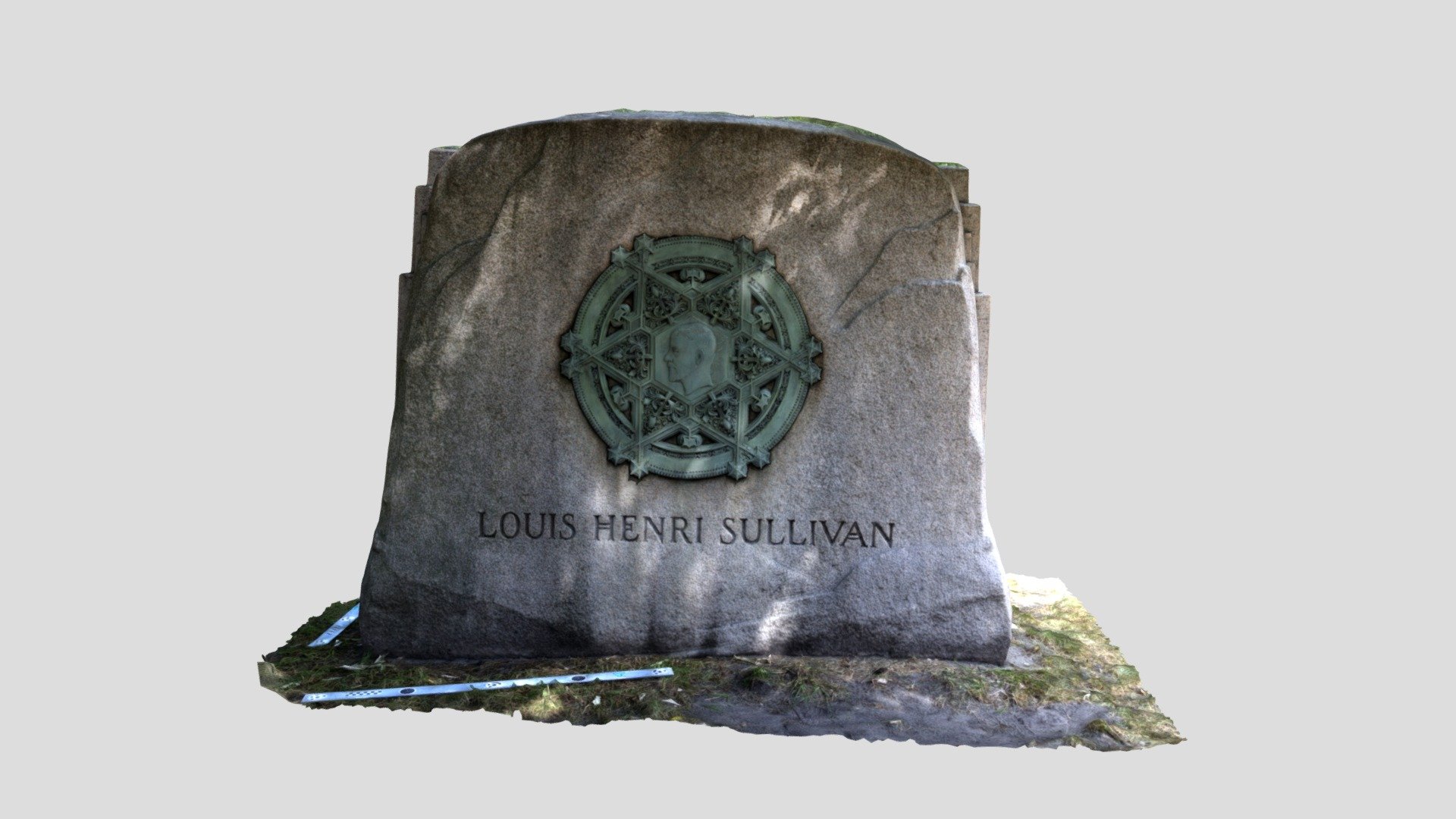 Louis Sullivan tomb, Graceland Cemetery, Chicago - 3D model by Ana ...