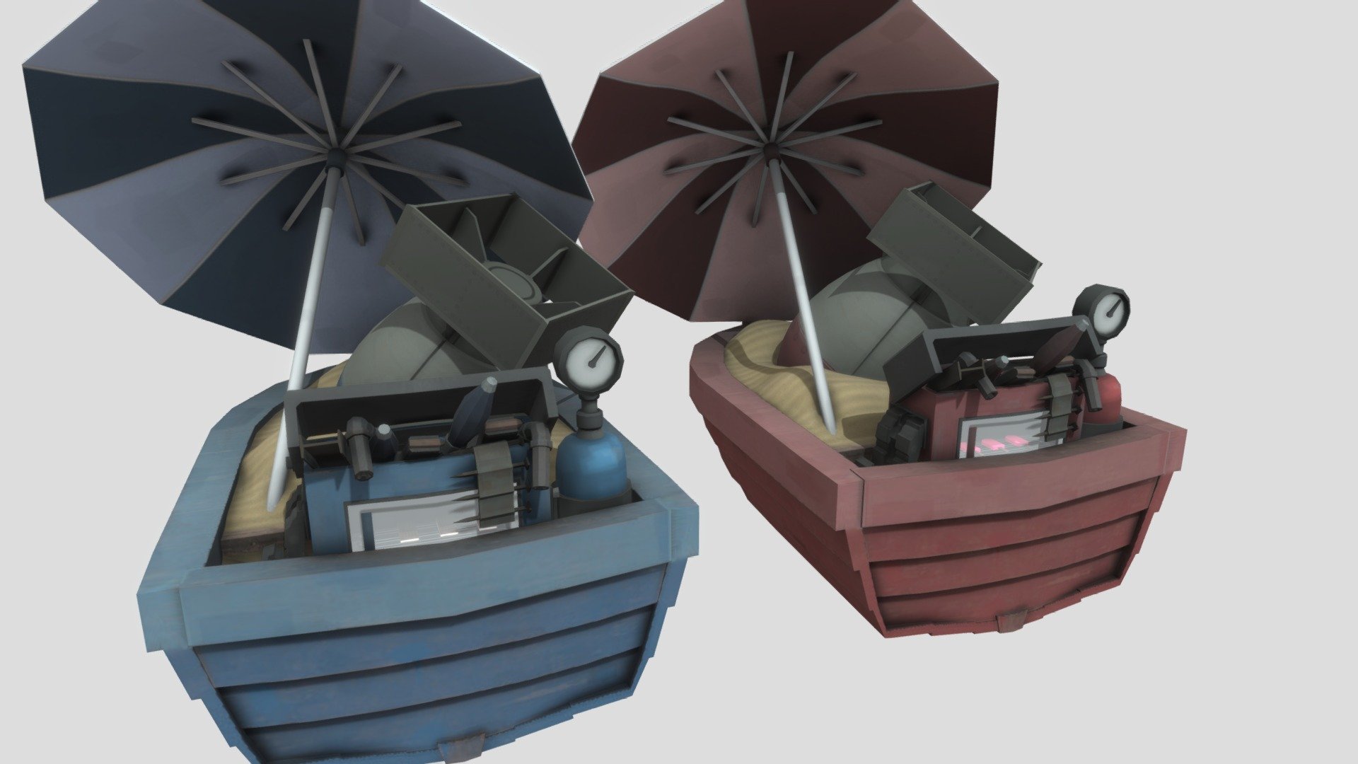Summer Bomb Cart - 3D model by MR.FRIEND [565ef56] - Sketchfab