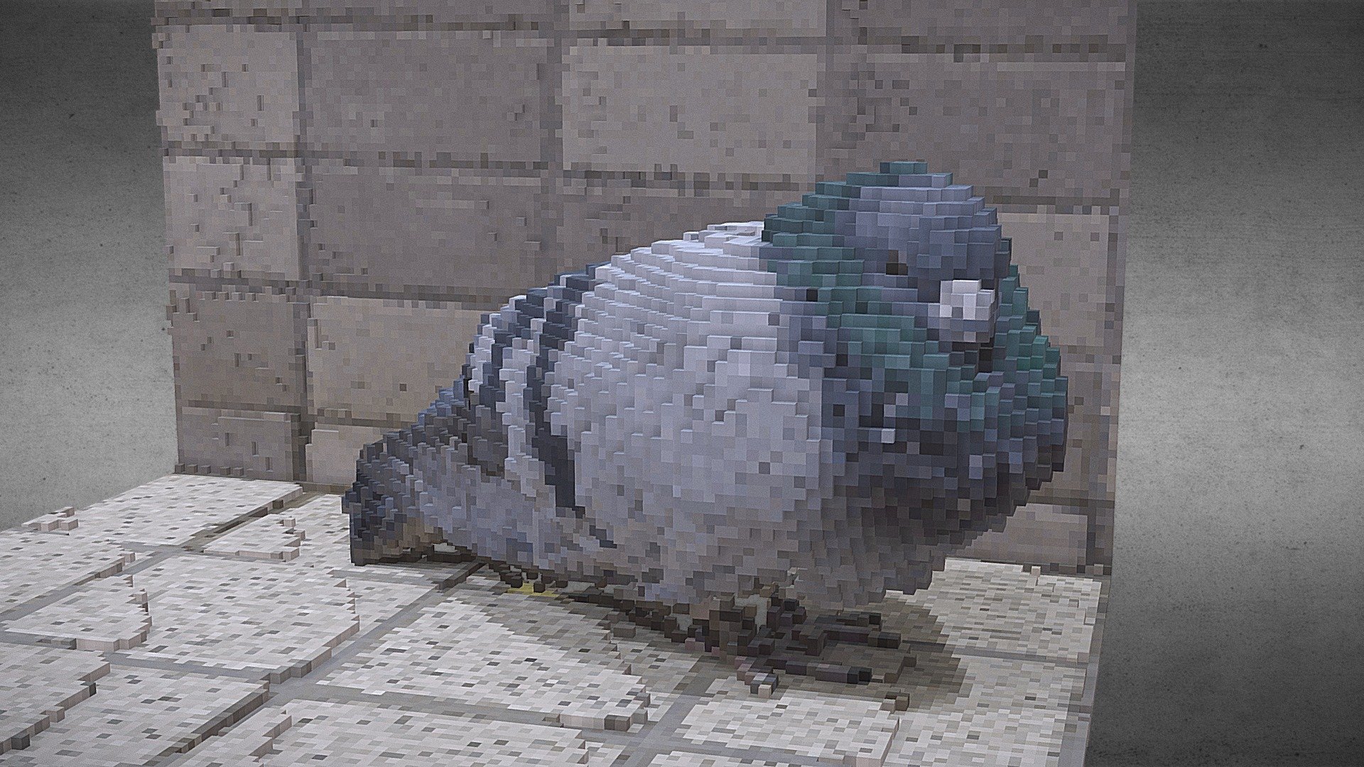 pigeon ( Realitycapture -> MagicaVoxel ) - Download Free 3D model by Yu ...