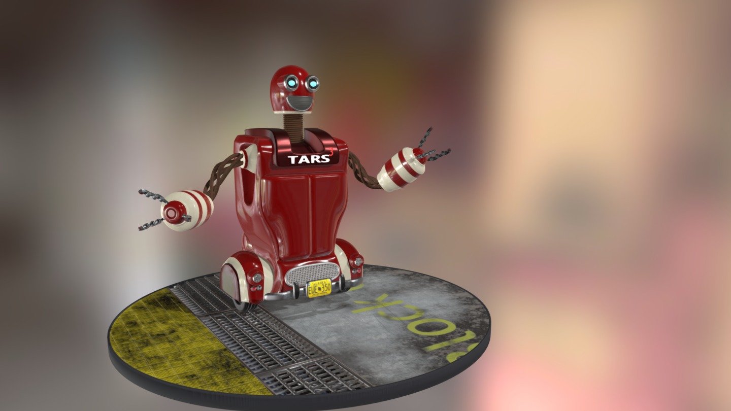 TARS3 - 3D model by pimplik [565f440] - Sketchfab
