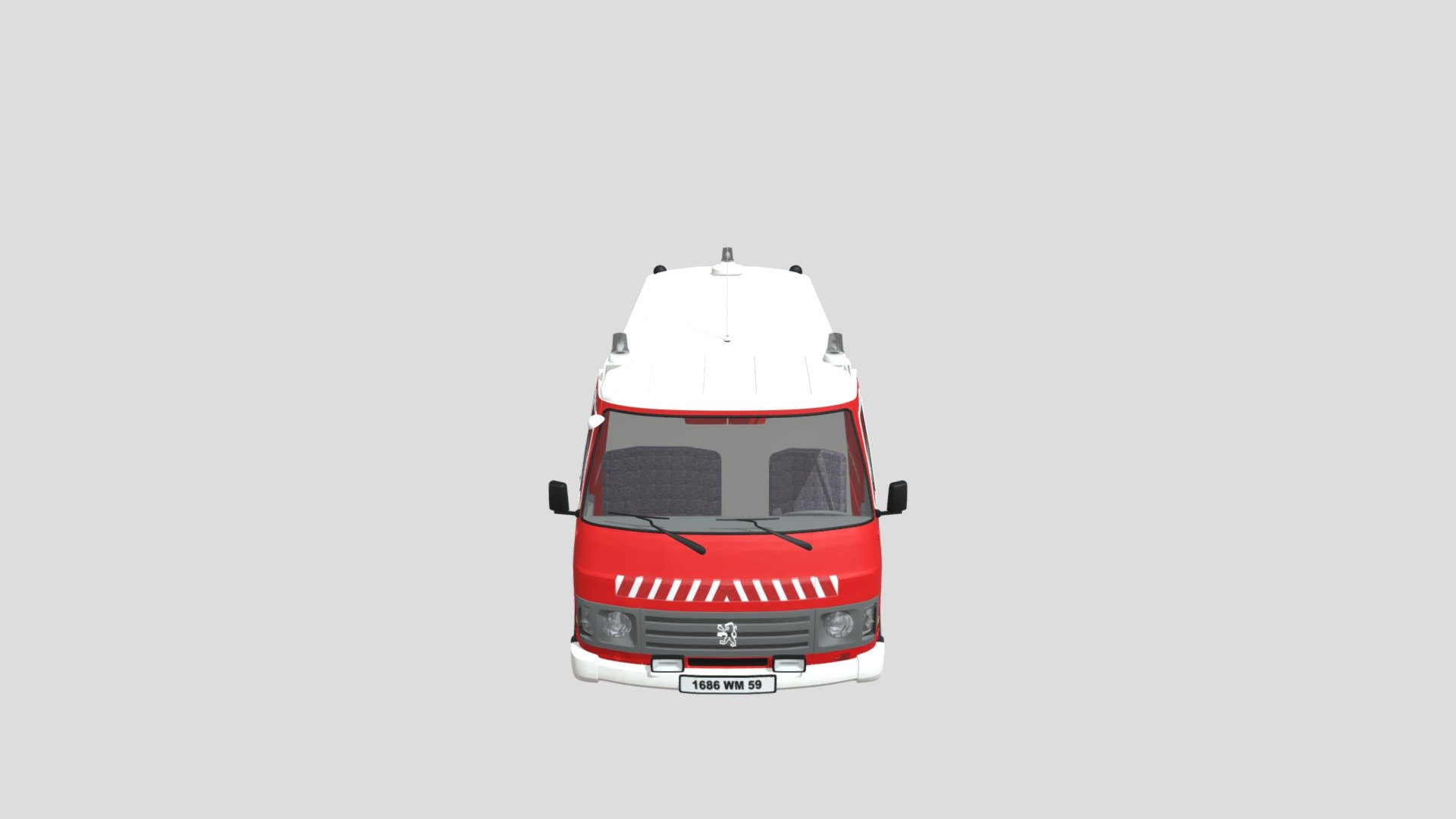 1990s Peugeot Minibus - Download Free 3D model by Fister ...