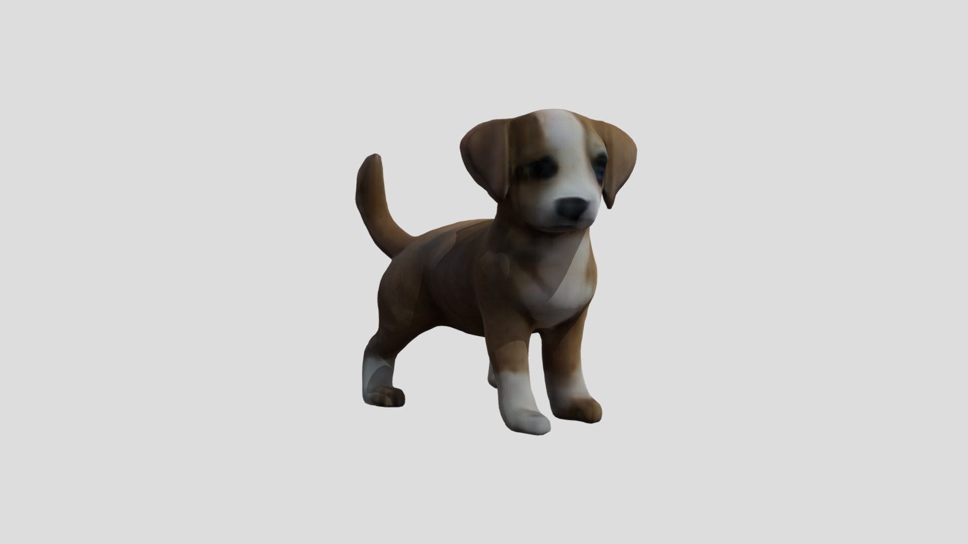Cute puppy - 3D model by Dimondgirl (@queenH) [5660632] - Sketchfab