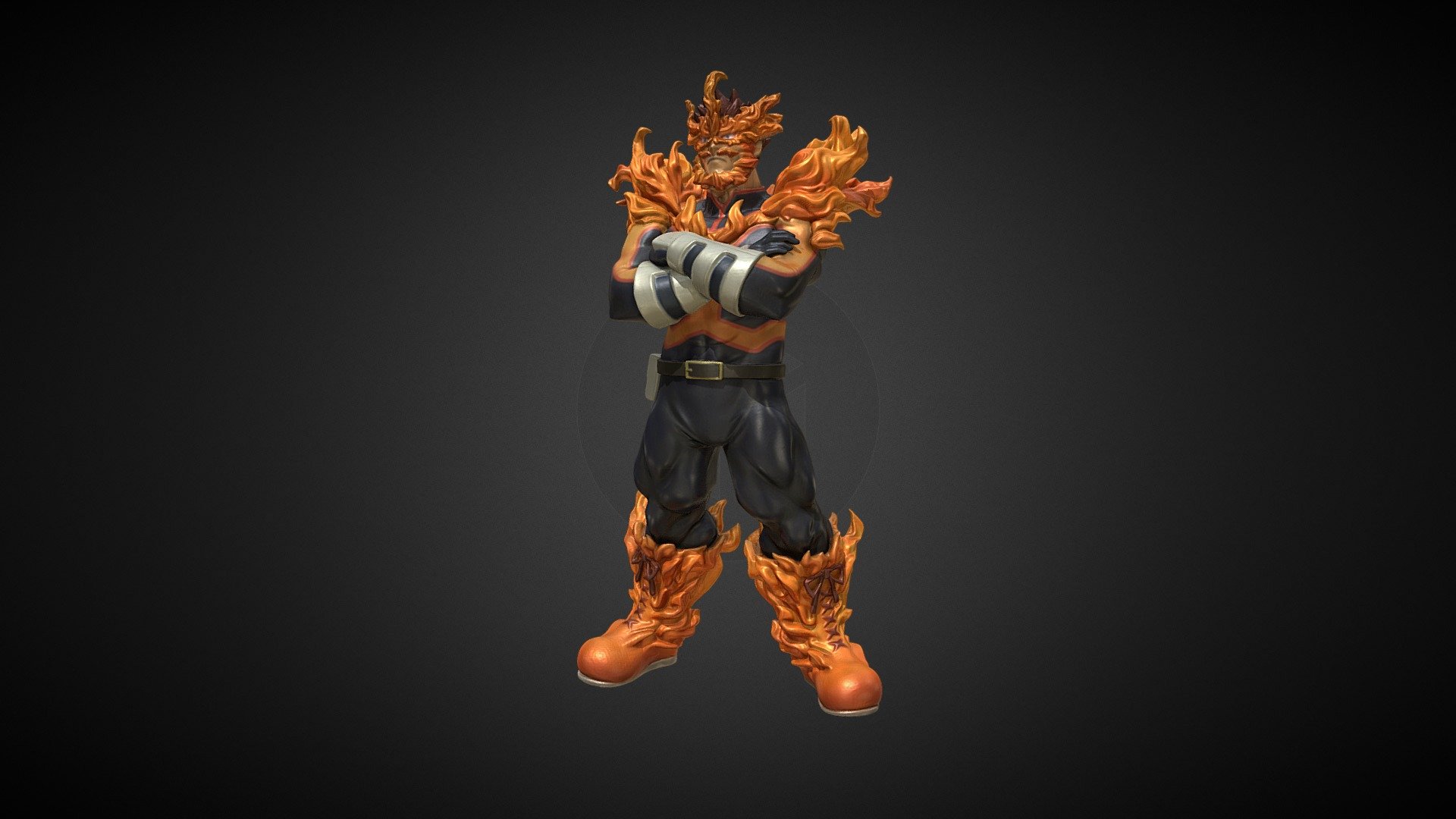 Endeavor My Hero Academia - 3D model by festy [56614ad] - Sketchfab