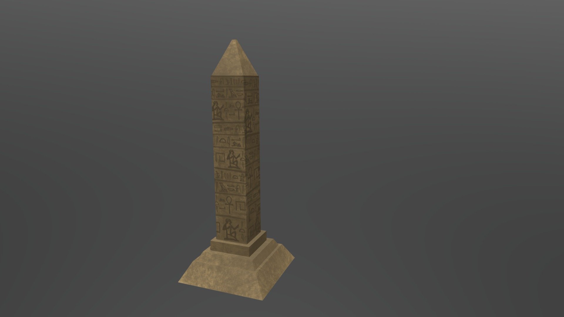 obelisk - 3D model by seansteps [5661775] - Sketchfab