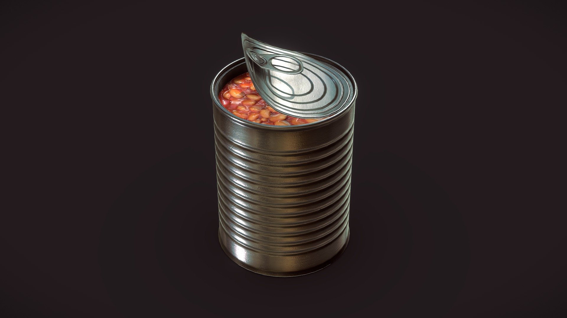 Can of beans - Download Free 3D model by Urpo [566323f] - Sketchfab