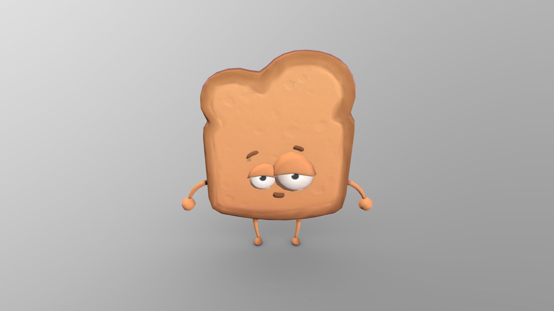 The Final Slice - Bread Boy - 3D model by rakmonika0 [5664602] - Sketchfab