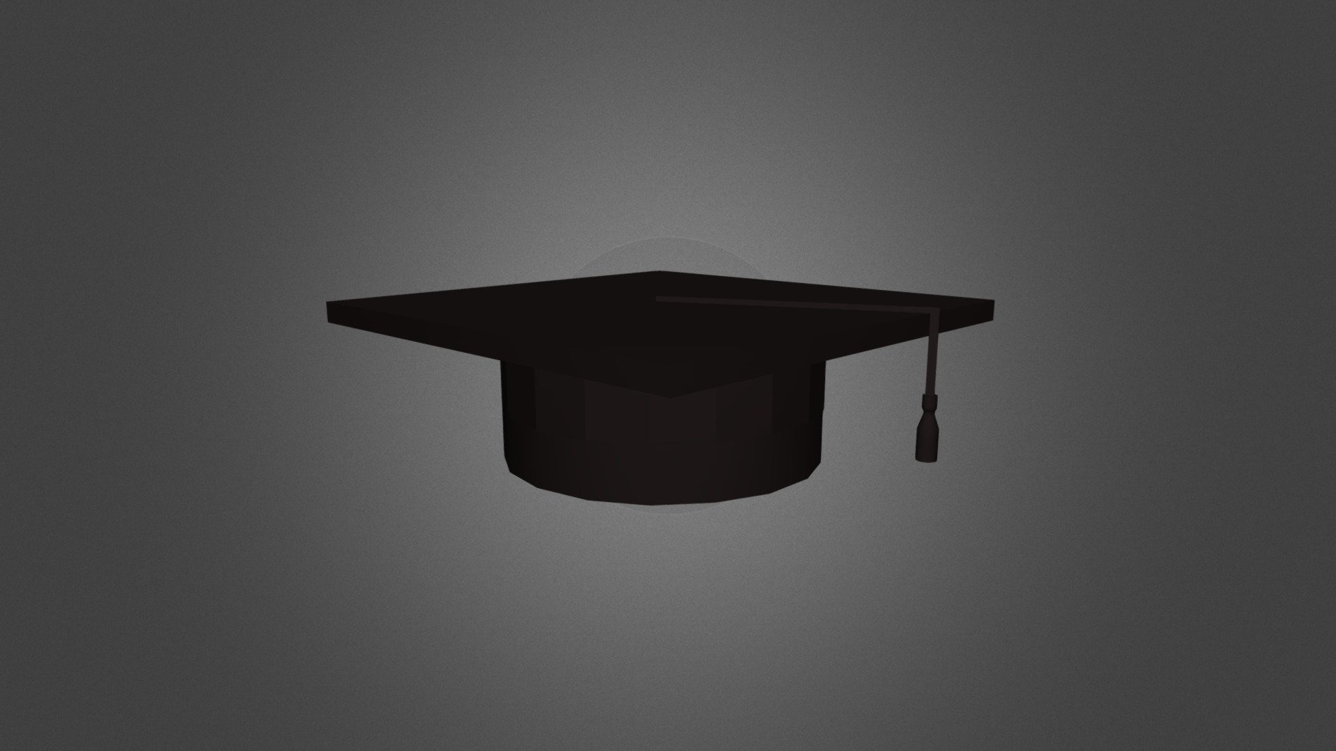 Graduation Hat - 3D model by alicemhl [56652af] - Sketchfab