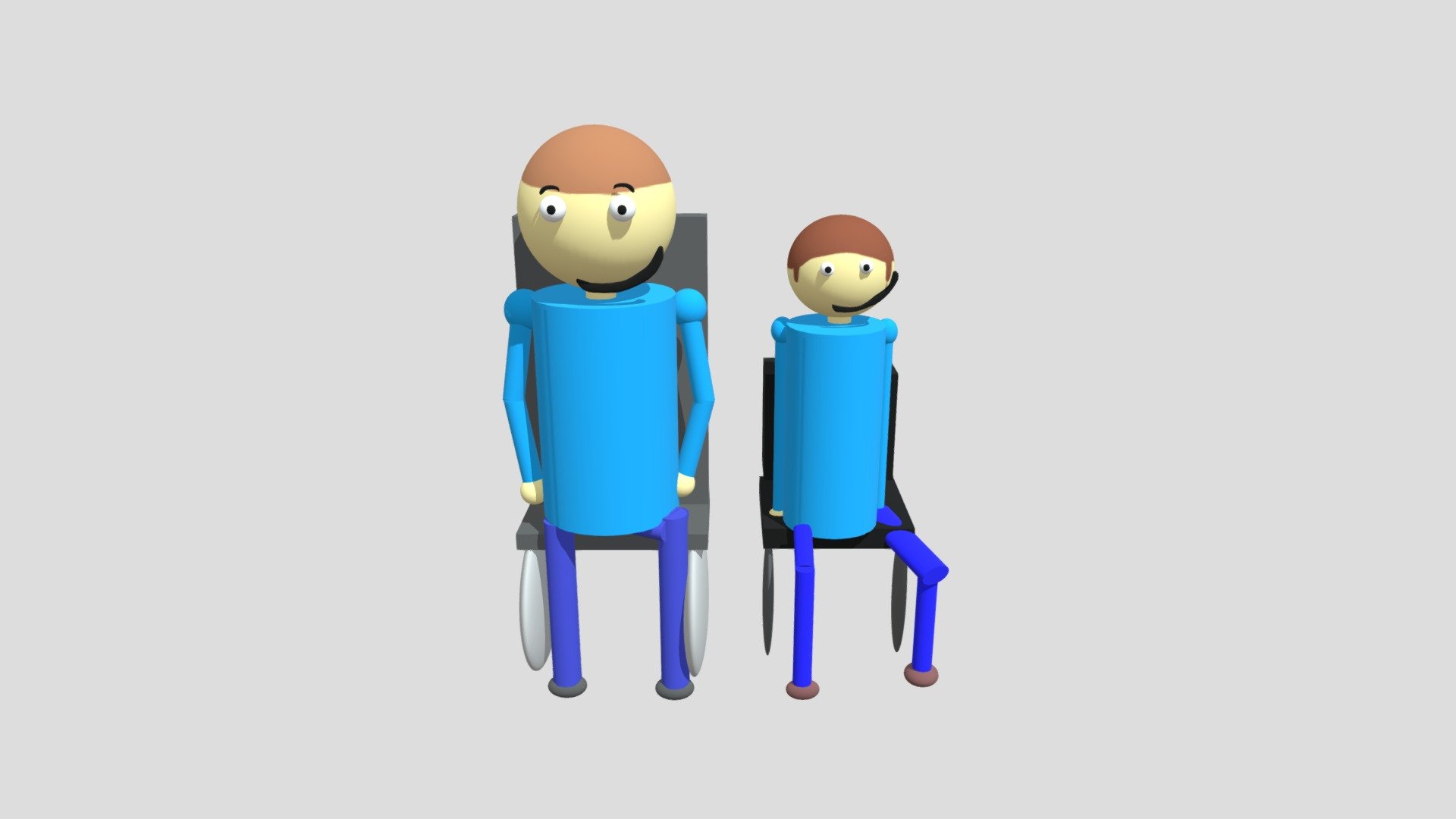 Dave 3D Model Side By Side - Download Free 3D model by Red ...