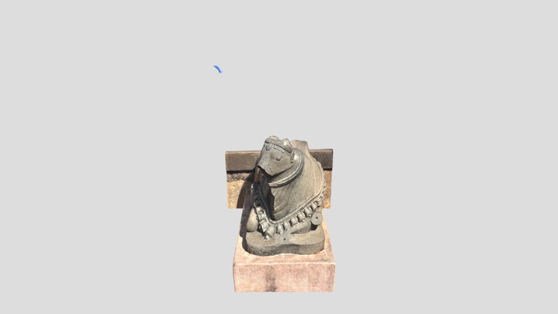 Nandi sculpture | Bidar fort - 3D model by manku20006 [566a742] - Sketchfab