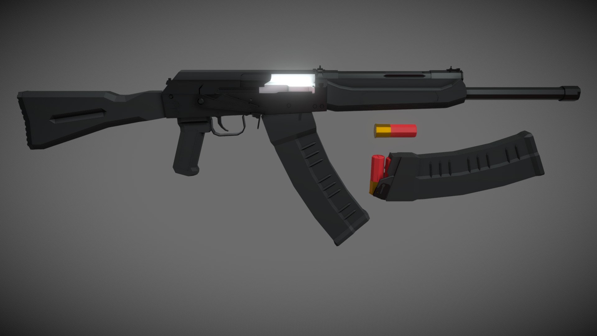 low-poly Saiga-12K Ex.10 - Download Free 3D model by D_U (@DU1701 ...