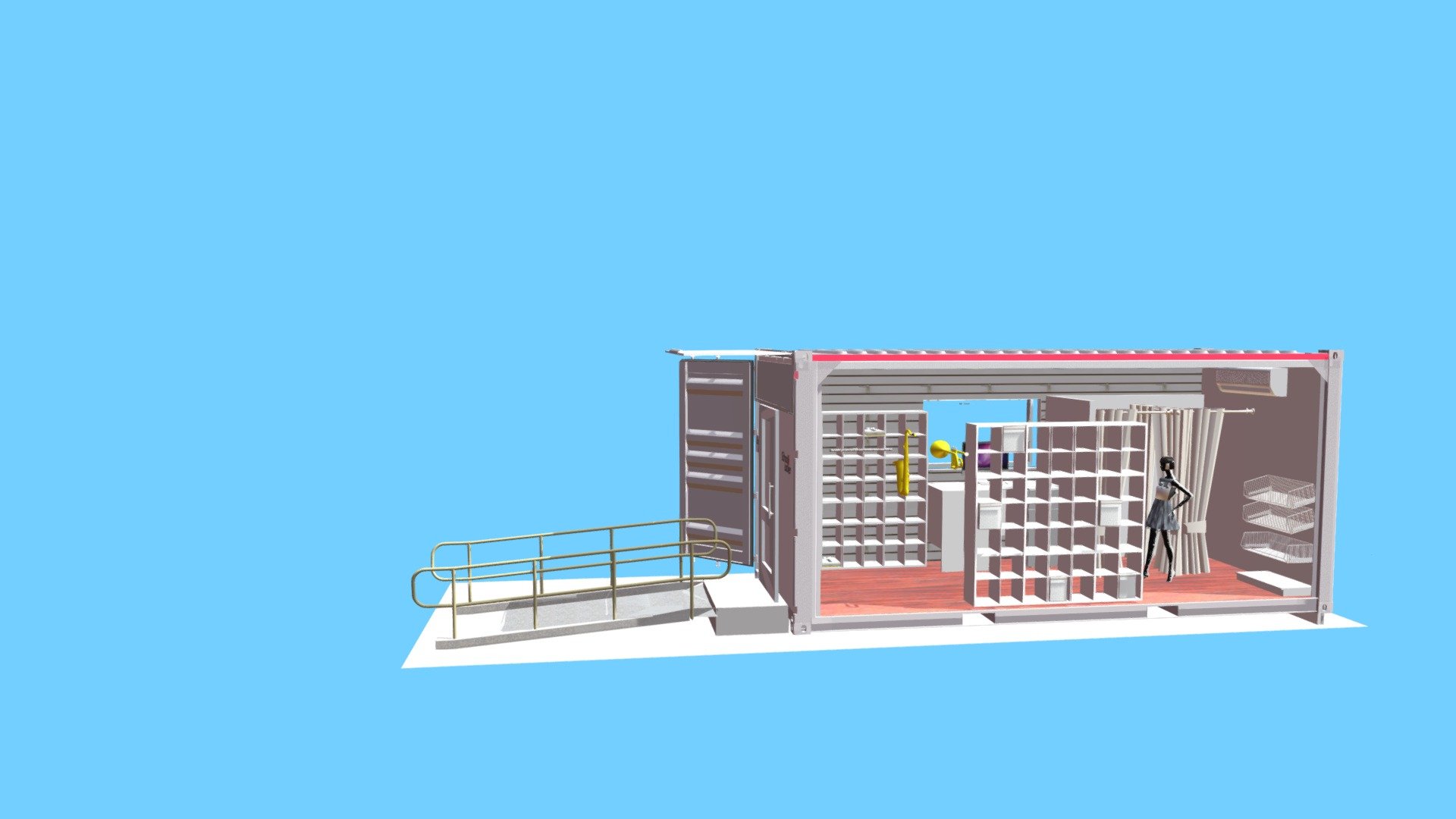 TSL Container Model - 3D model by siuliano [566b3a5] - Sketchfab