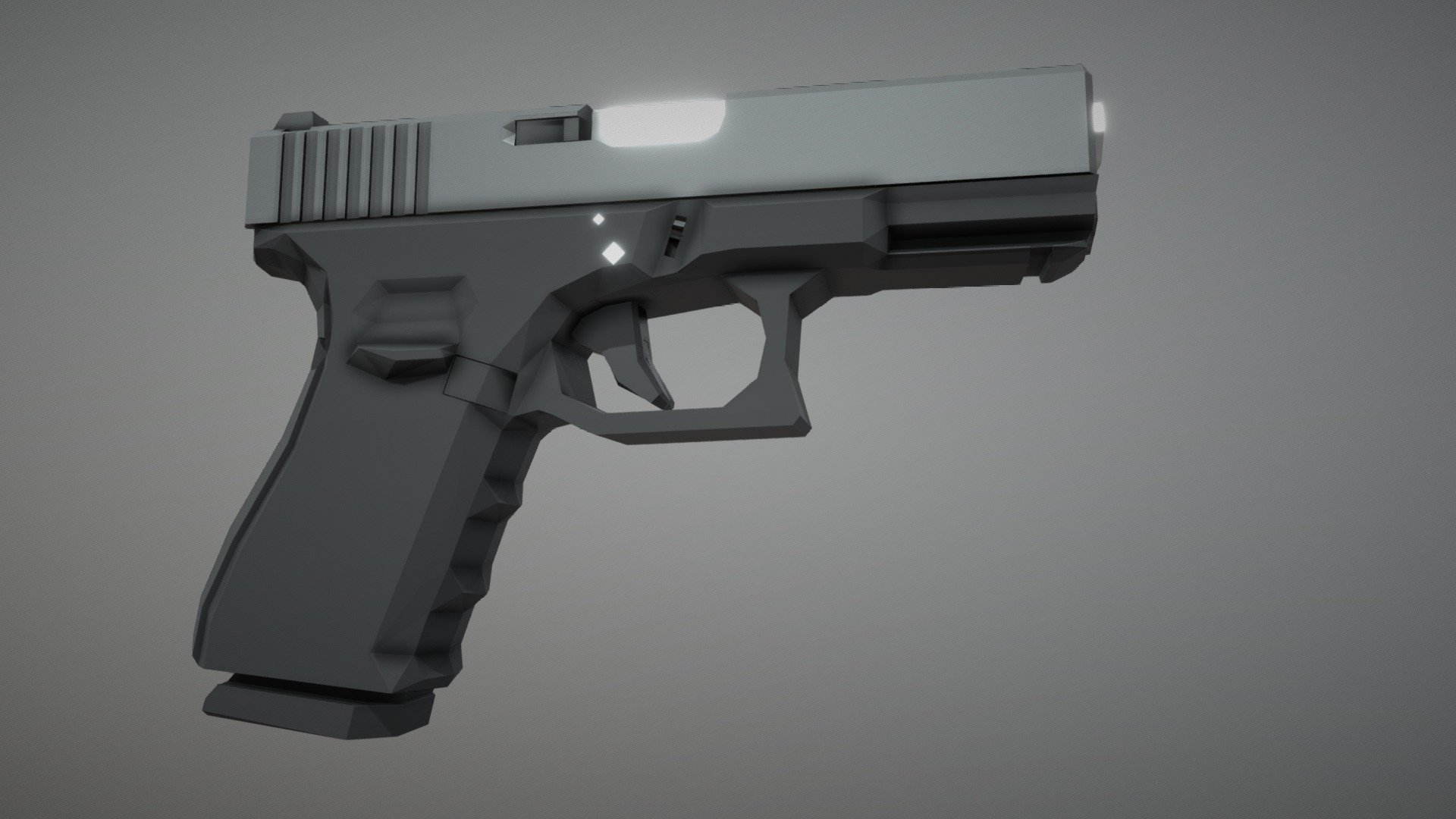 Low-Poly G19 - Download Free 3D model by notcplkerry [566bfbb] - Sketchfab