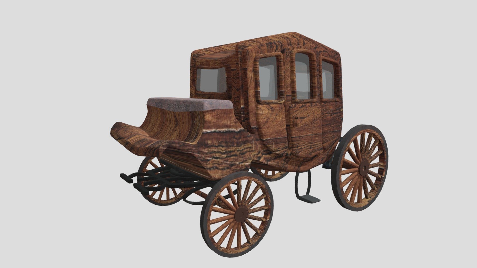 Horse Drawn Carriage 13 - Download Free 3D model by gogiart (@agt14032013) [566c1e4] - Sketchfab