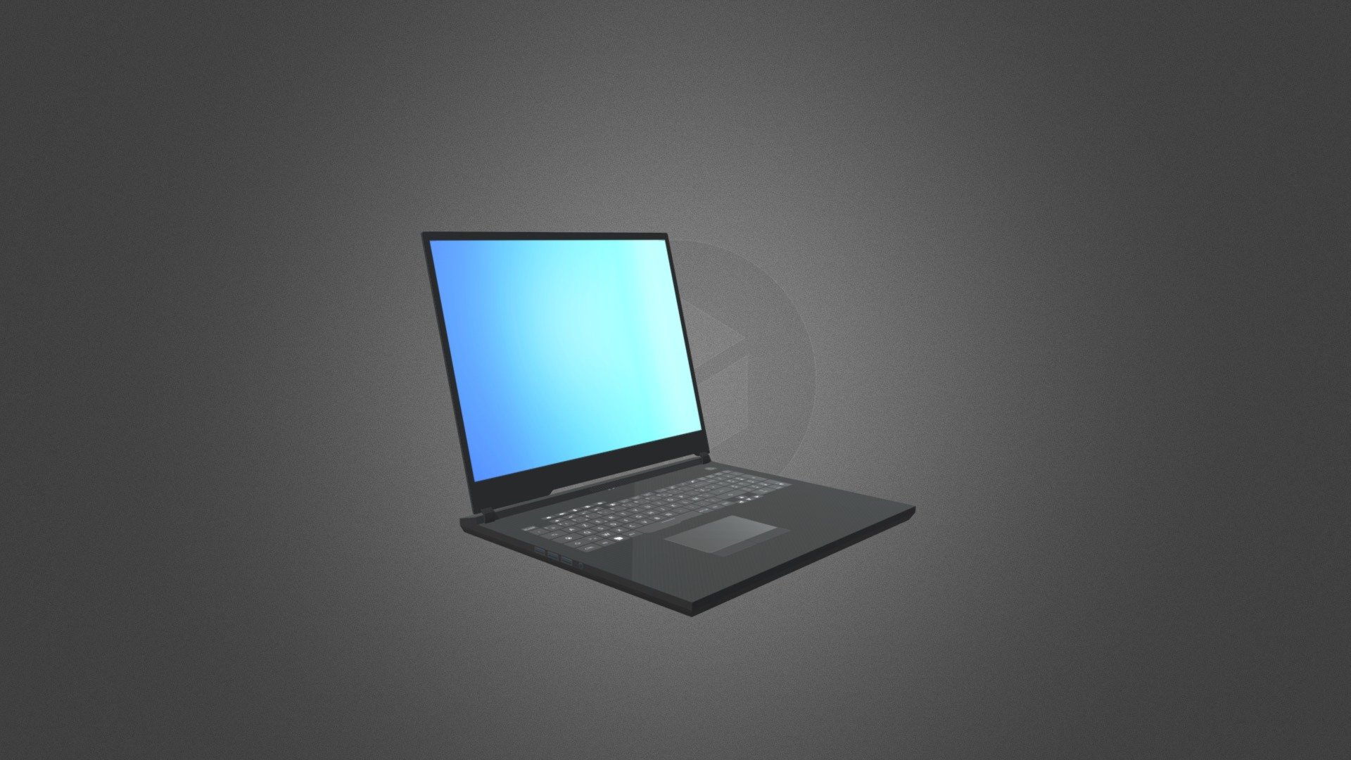 Low poly unbranded Laptop - 3D model by leglobule3d [566e3d3] - Sketchfab
