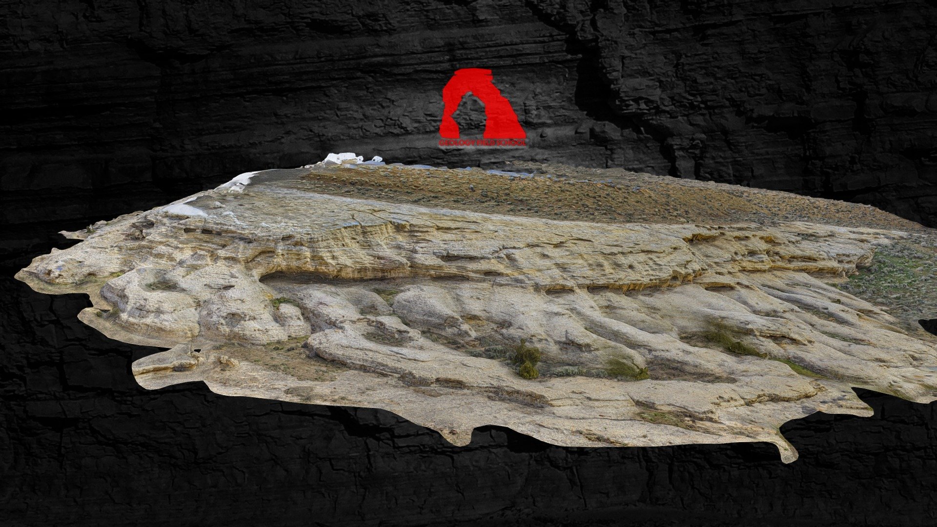Almond Formation near Rock Springs 2 - 3D model by Geology Field School ...