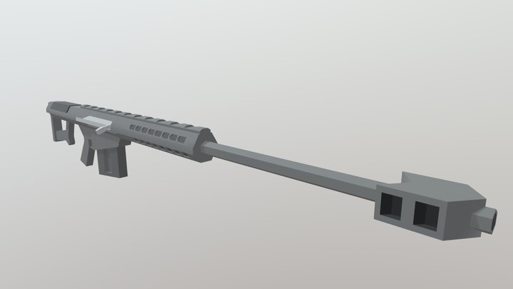 Barrett_50cal 3D models - Sketchfab