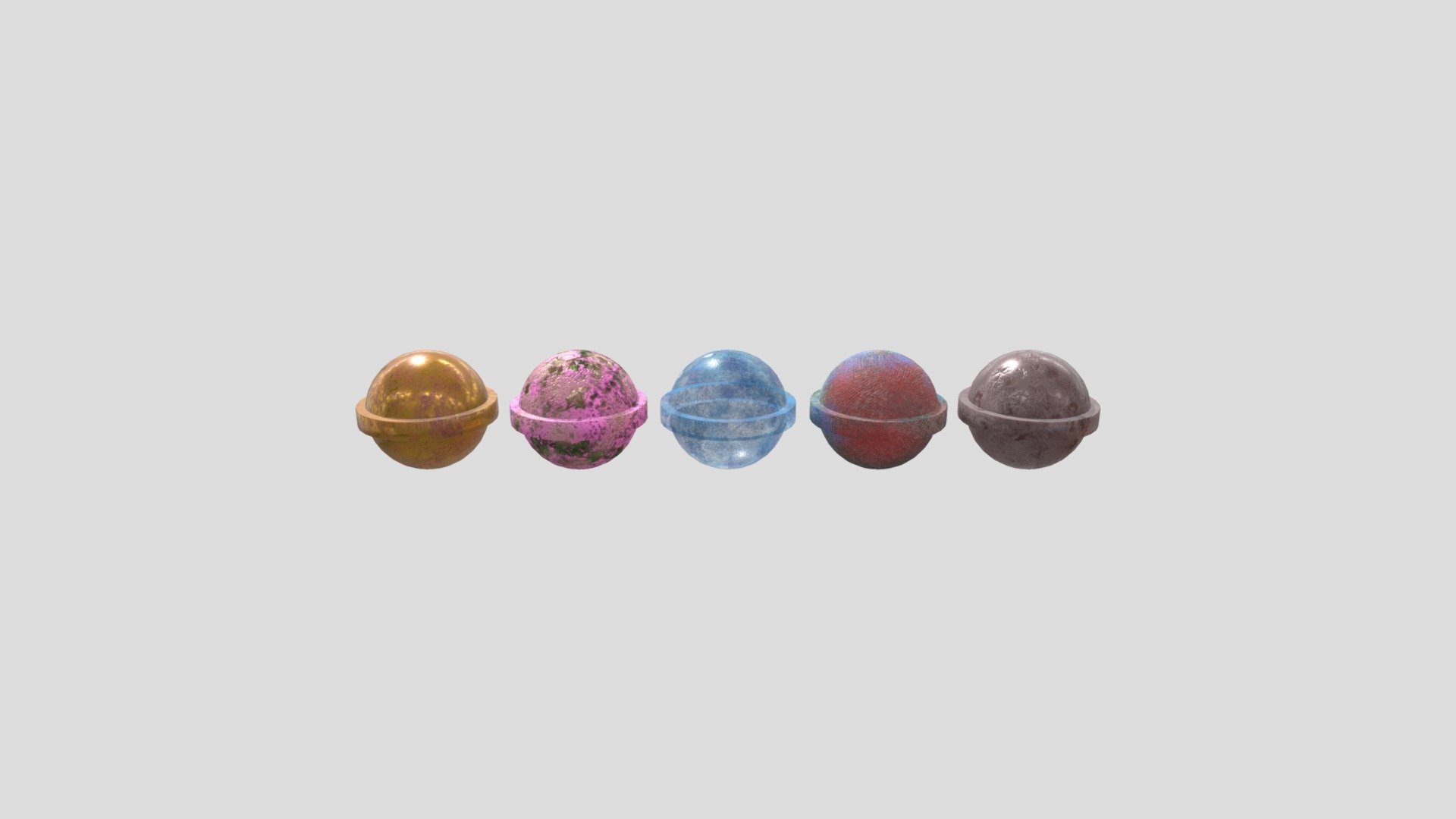 5 random balls - Download Free 3D model by jjbarriffe (@jjbarrife ...