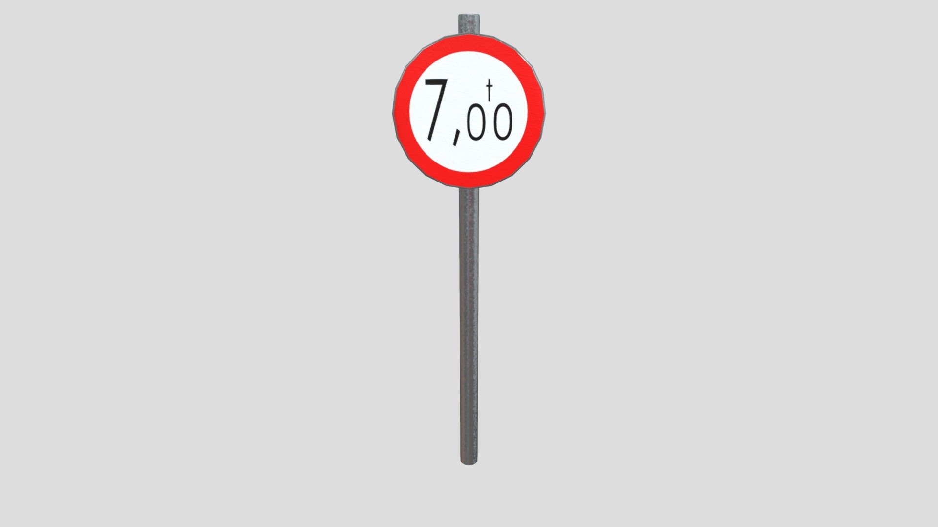 7 tons of traffic sign - Download Free 3D model by Dudzy [56756e2 ...