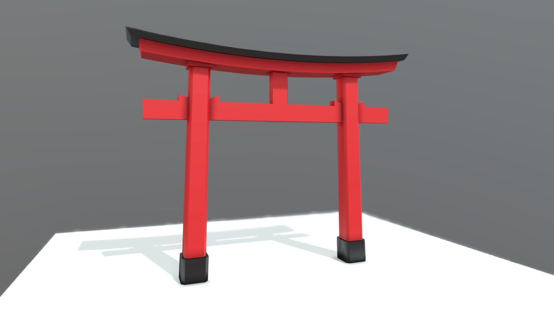 Torii Japanese Structure - 3D model by KenShi_ (@KenShi3D) [5676c77 ...