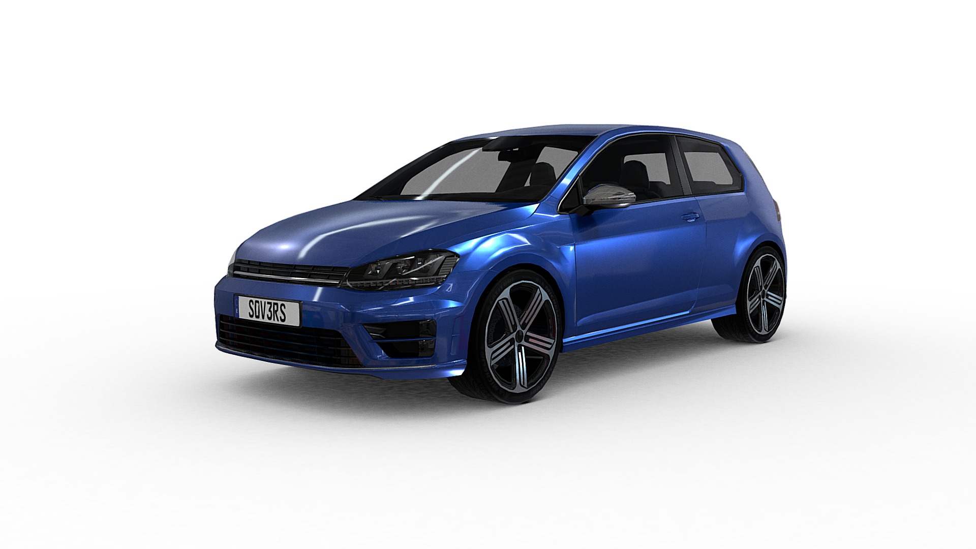 Golf R - 3D model by Sovers [5677dbe] - Sketchfab