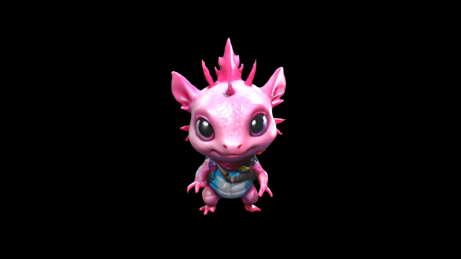 "Pink Dragon" by Pokecetera - Download Free 3D model by klrxyz [56781c0 ...