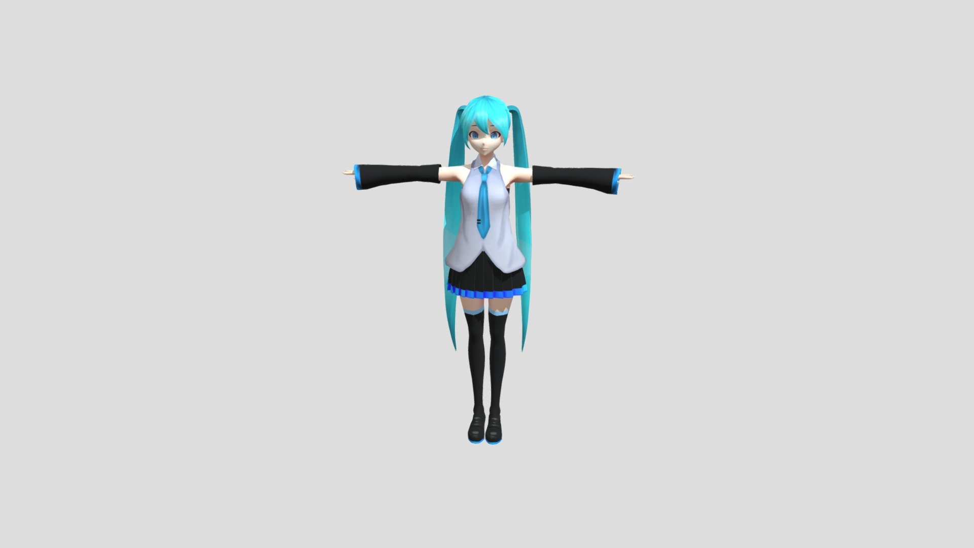 Hatsune Miku - Download Free 3D model by Элона (@Elona_189561) [56786a7 ...