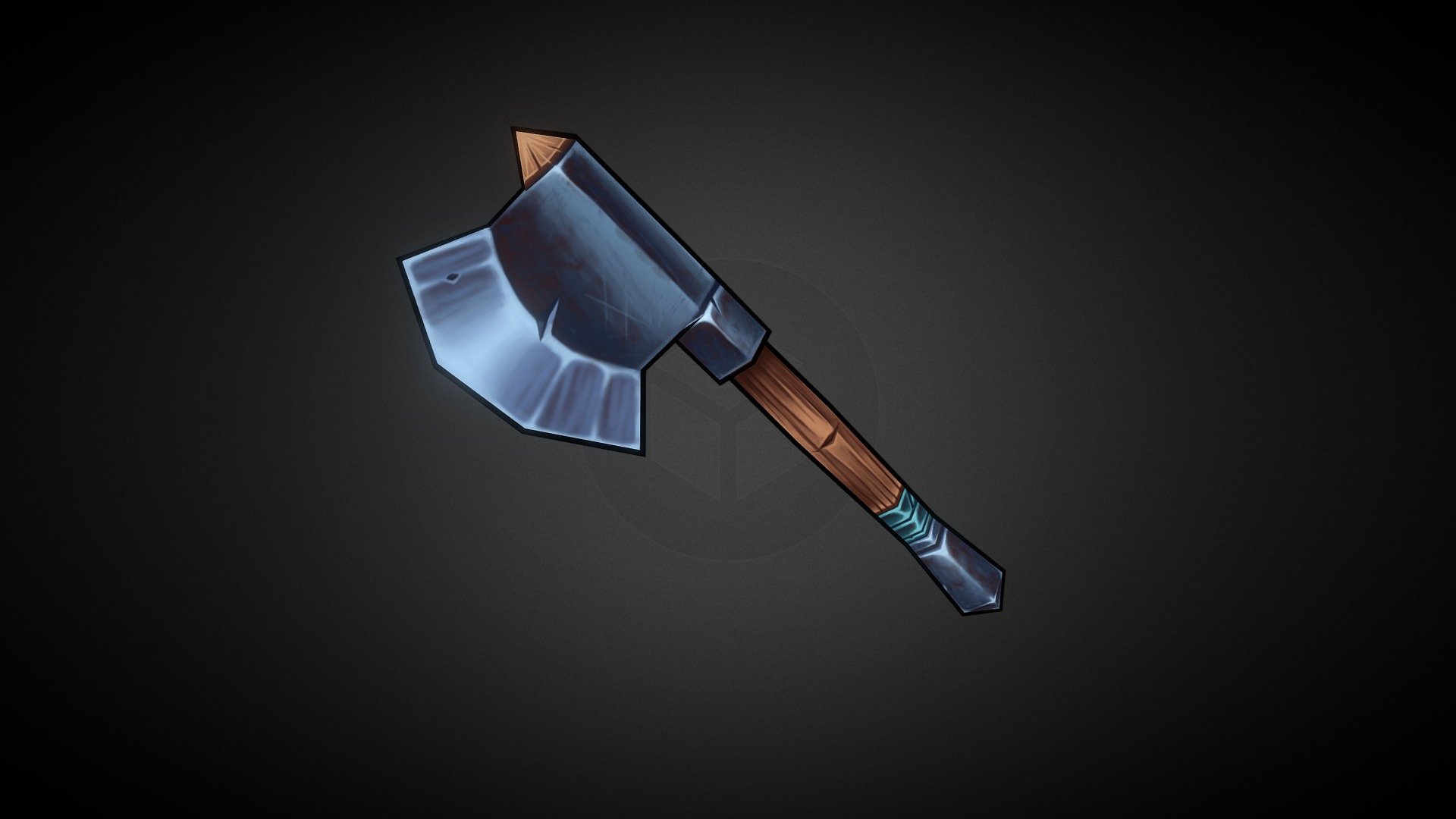 Low poly axe - 3D model by Offy (@axe163) [5679b42] - Sketchfab