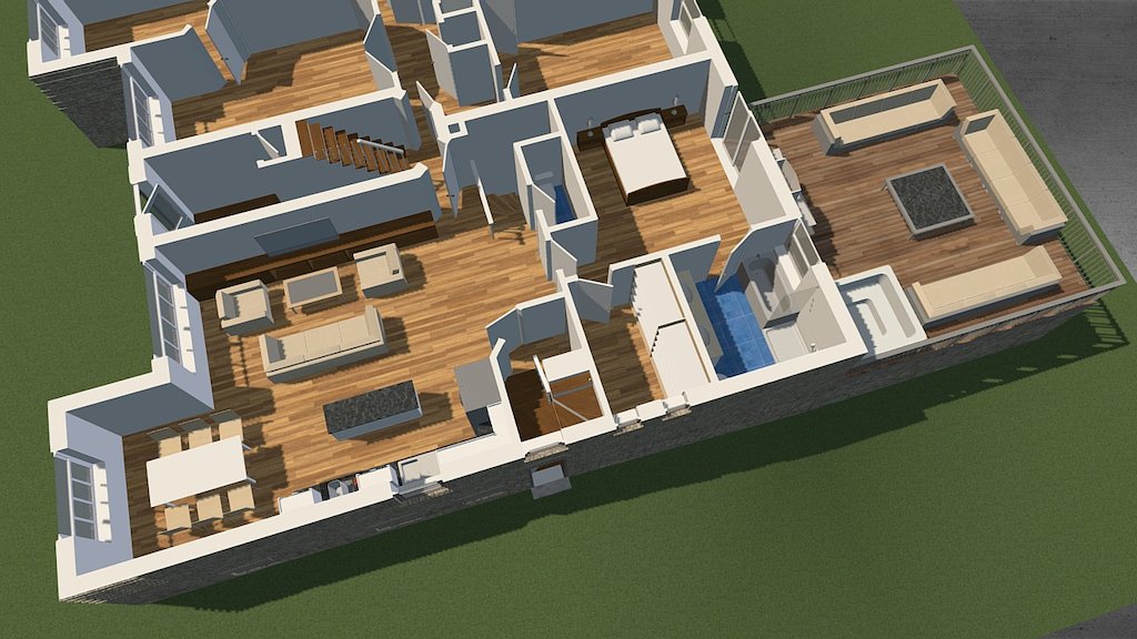 09-85 Ground Floor Opt1 05022017 - 3D model by Cadaxx Design (@cadaxx ...
