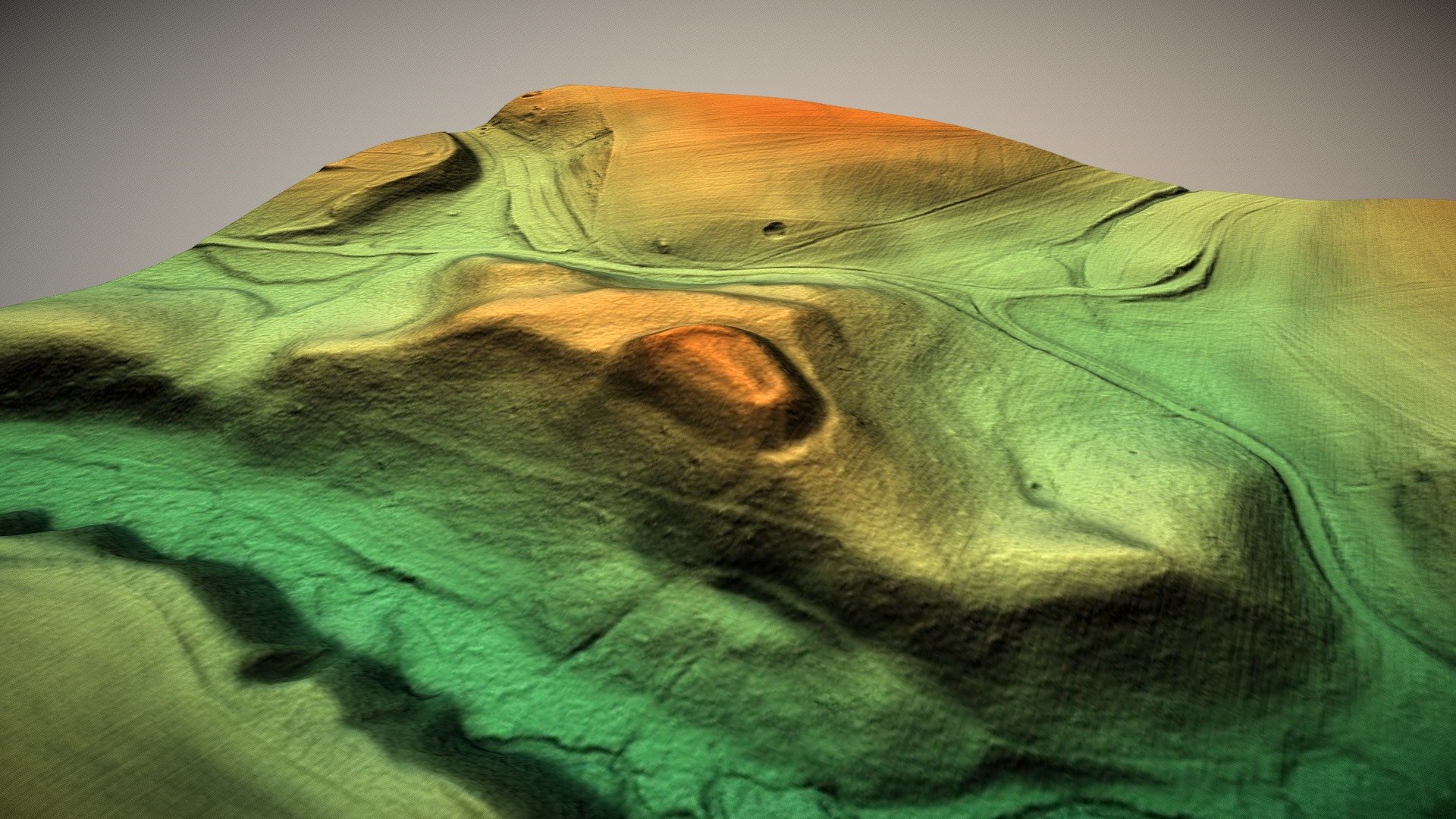 Getautės piliakalnis (Lithuania) - Download Free 3D model by Hillforts ...