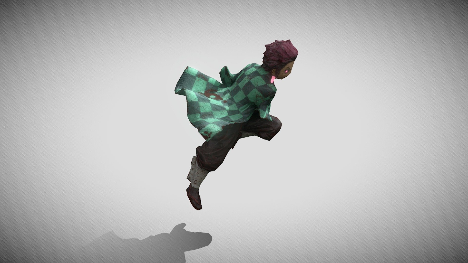 Tanjiro_LP_UVsmooth - 3D model by Spyrooo [5680de9] - Sketchfab