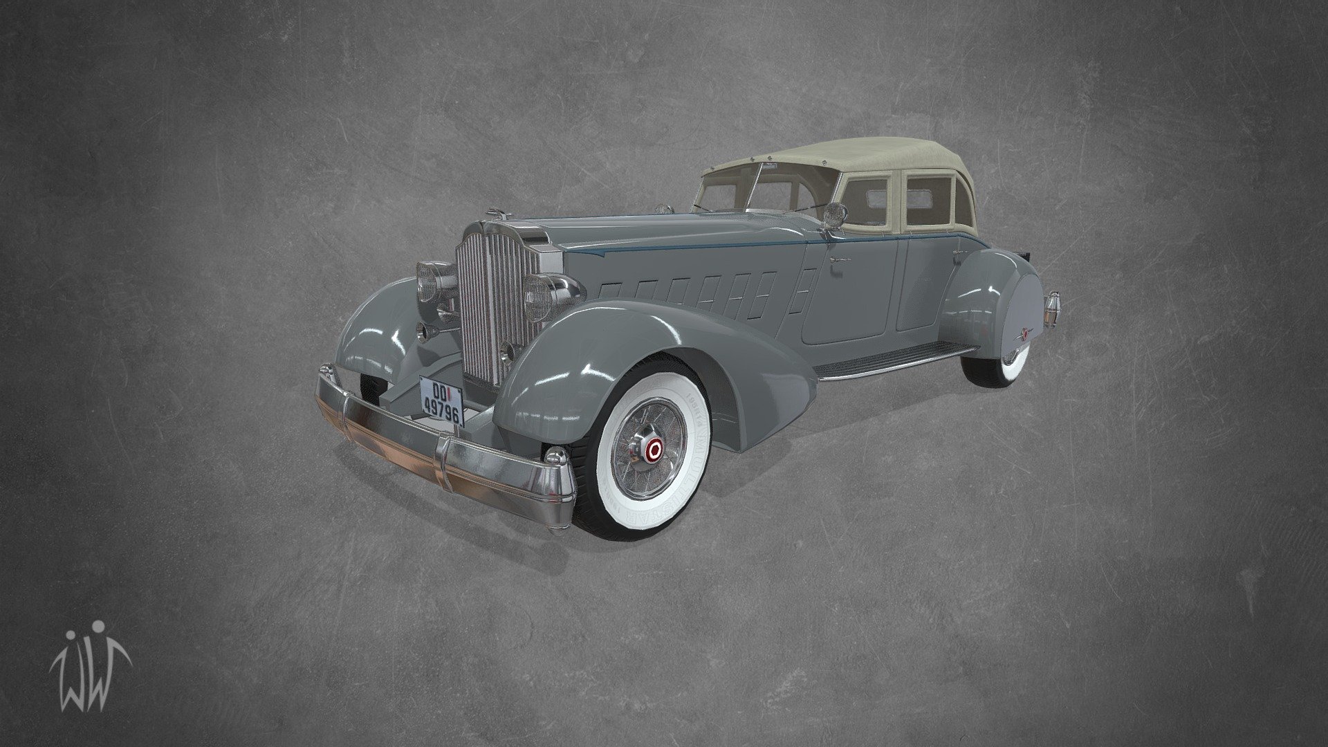 Retro Car - Buy Royalty Free 3D model by x-zay (@x-zay) [568140f ...