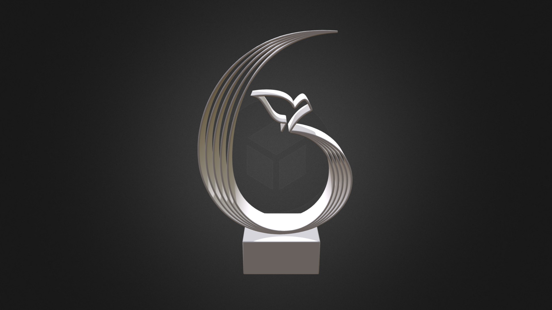 Trophee Plat-linear - 3D model by xavierandre [5683562] - Sketchfab