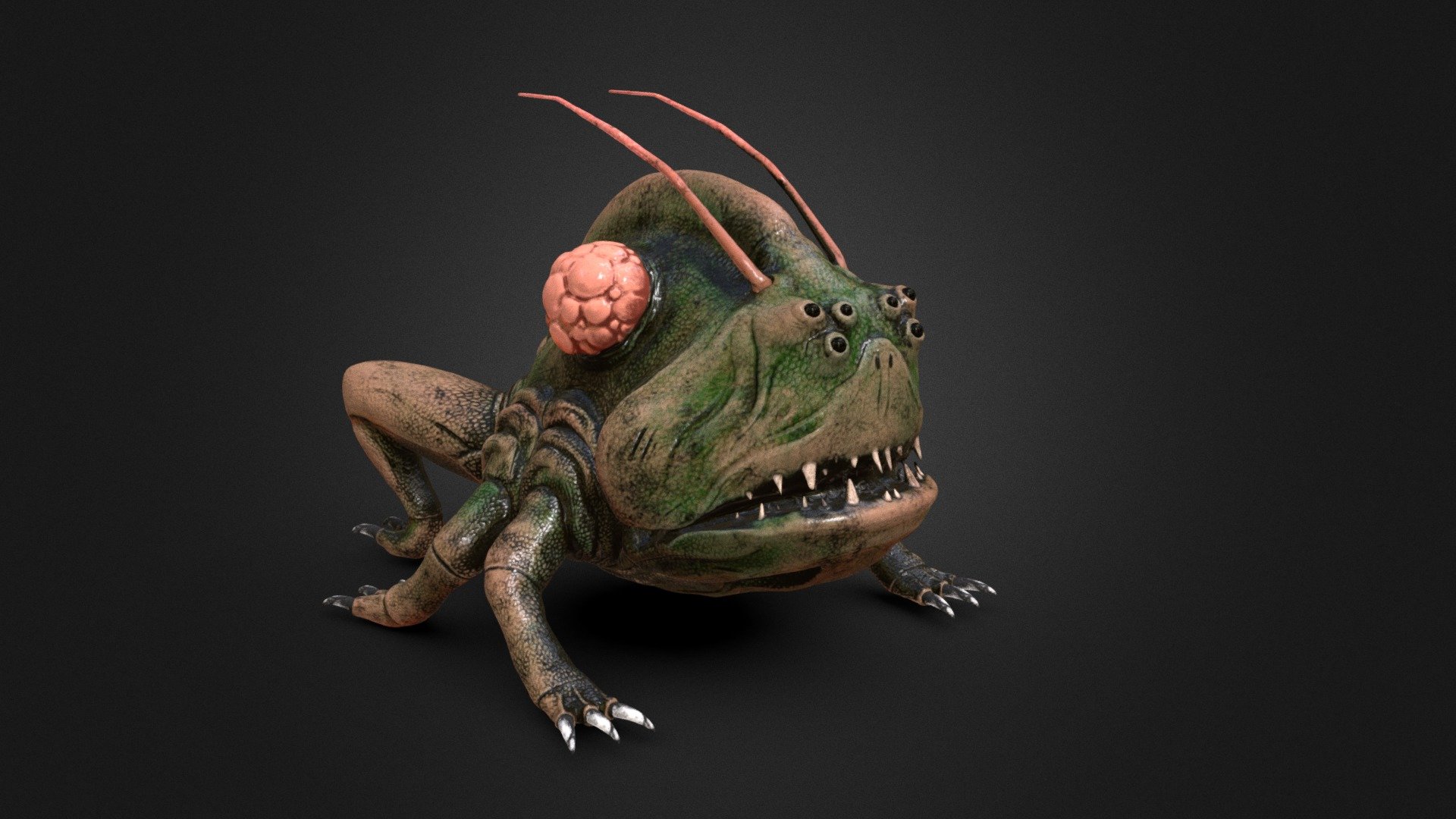 Frog MONSTER - Download Free 3D model by samuco3D [568426a] - Sketchfab