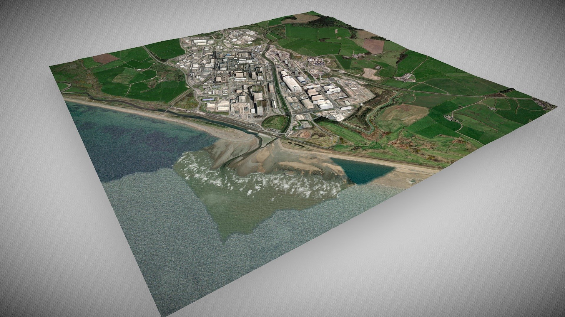 Sellafield Nuclear Power Station, Cumbria - Buy Royalty Free 3D model ...