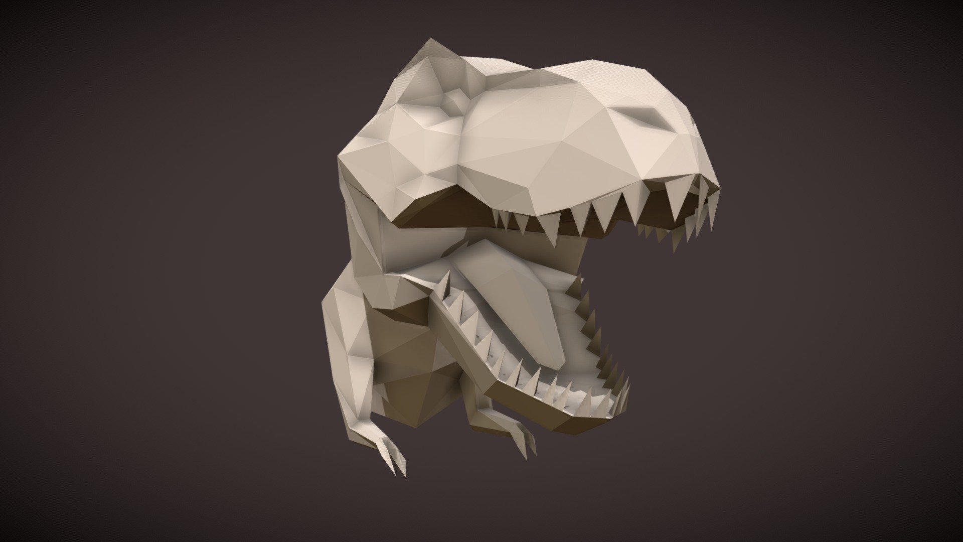 Low Poly T-rex - Buy Royalty Free 3D model by Matias.Pereyra [568612e ...