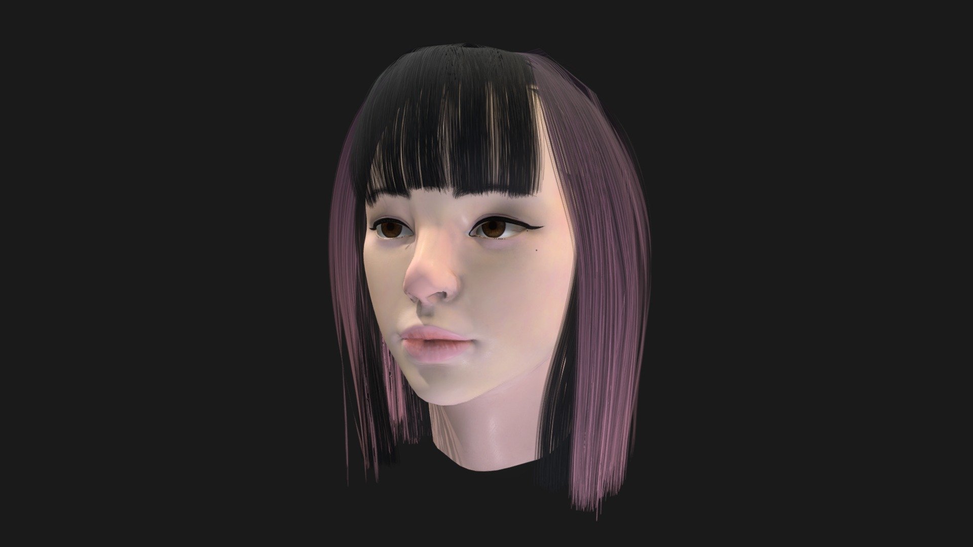 Female Head Practice - 3D model by Schnapplez [5686e4b] - Sketchfab