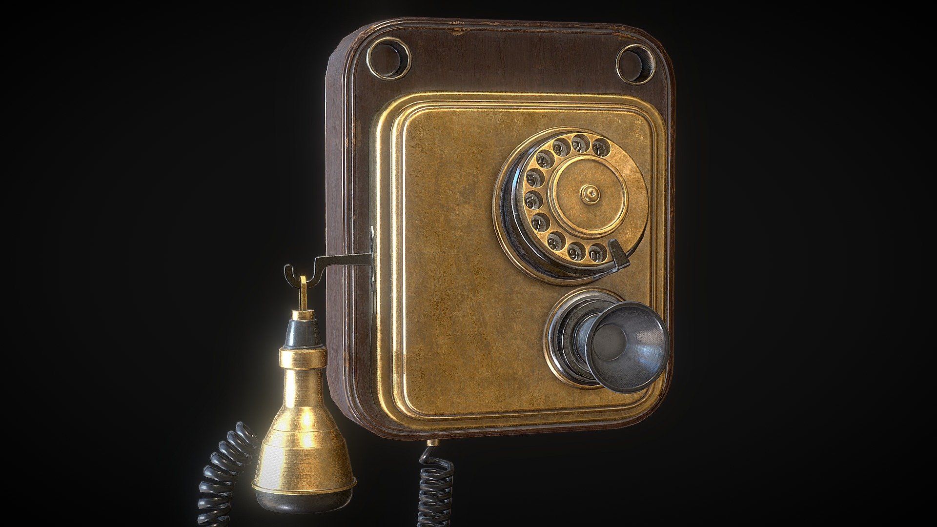 Vintage Telephone - Download Free 3D model by cringecrimson [5689c75 ...
